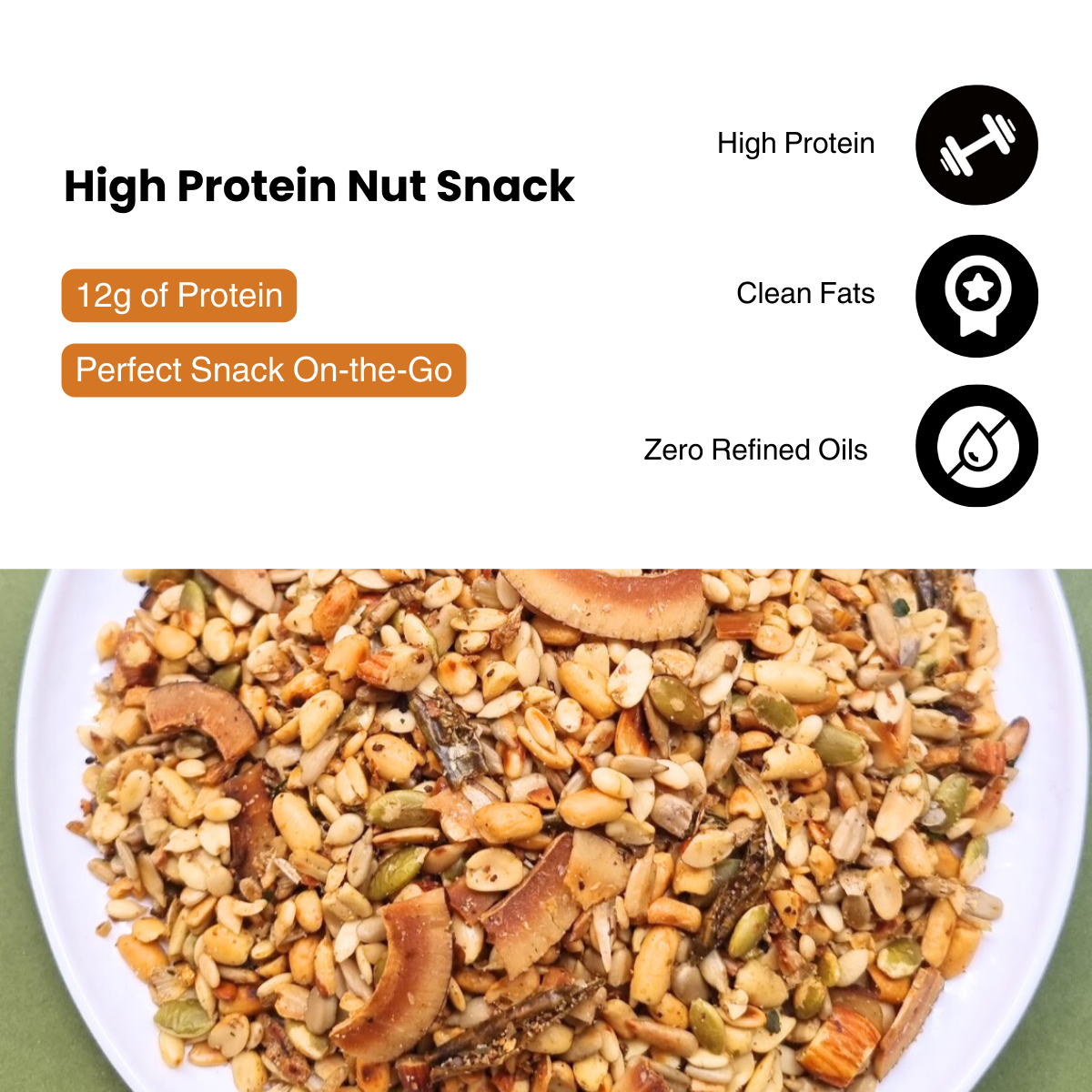 South Style Nuts Namkeen | High-Protein Snack – Kilobeaters
